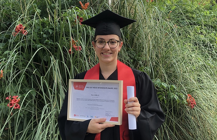 Mary Robles receives award for her thesis from the University of ...